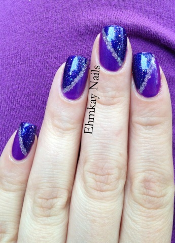 ehmkay nails: Purple Nails for World Lupus Awareness Month