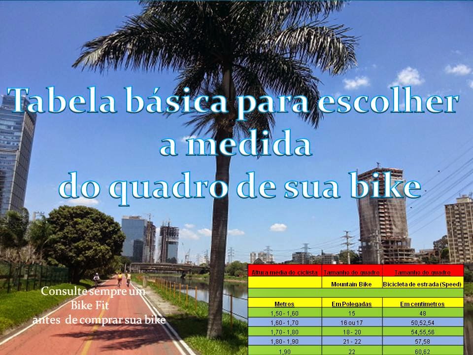 MTB CONHECENDO SP: Tamanho ideal do quadro de sua bike - BIKE FIT