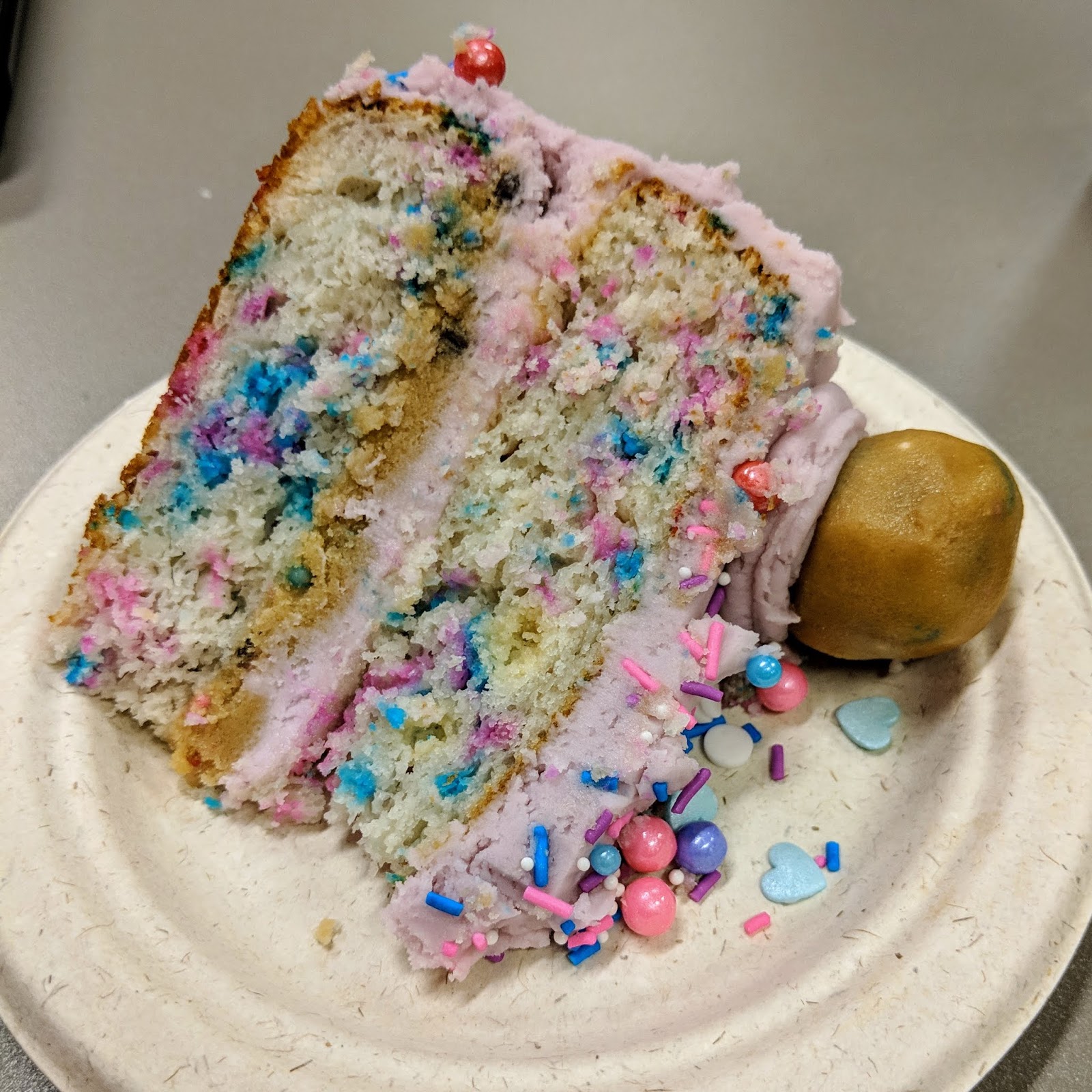 Jenny Bakes: Funfetti Cookie Dough Cake from Cake Confidence