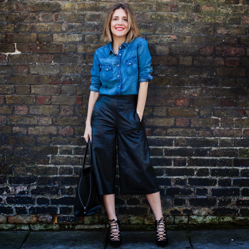 Wearing It Today: A million ways to wear your leather culottes