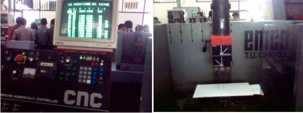 Spesifikasi mesin ini adalah: