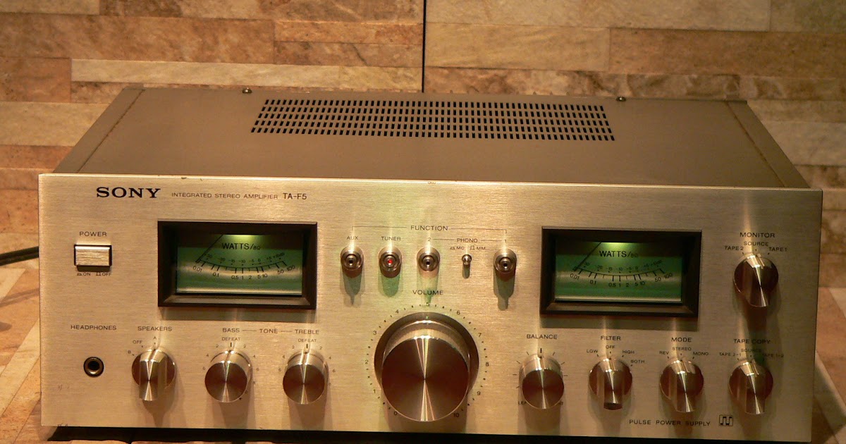 su-distribuidor audio hi-fi and hi-end: AMPLIFICADOR SONY TA-F5 -SIN STOCK-
