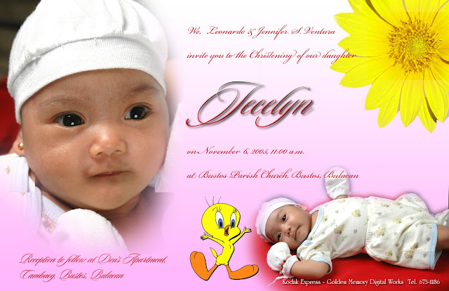 PSD na Pang BINYAG - FREE PSD - FULLY CUSTOMIZE AND EDITTABLE