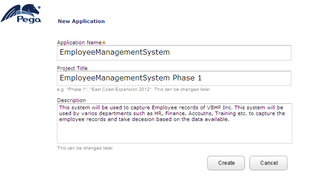 Singh Vikash blog: PEGA Tutorial How to create a New Application in ...