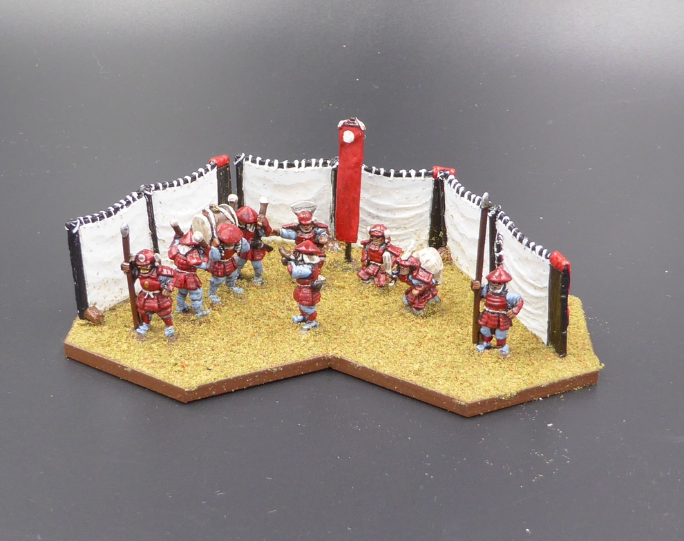 Palouse Wargaming Journal: Command Tents for Samurai Battles