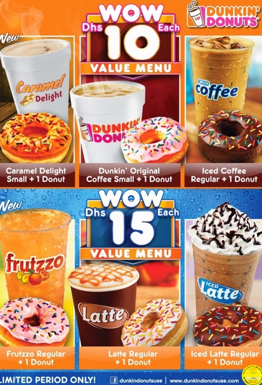 Company News in Egypt: Dunkin’ Donuts rolls out expanded WOW Value ...