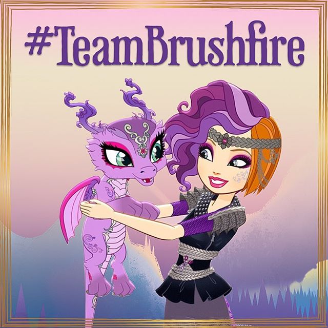 Ever After High-Pretty: Vota a Brushfire , el dragon de Poppy O´Hair