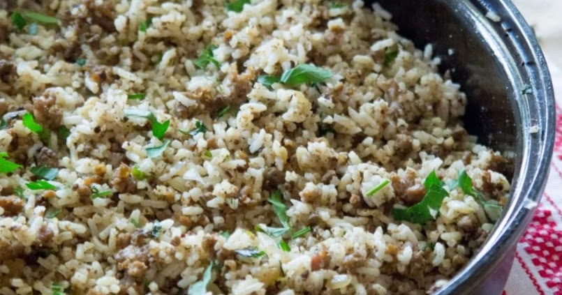 NEW ORLEANS DIRTY RICE : Food Recipe