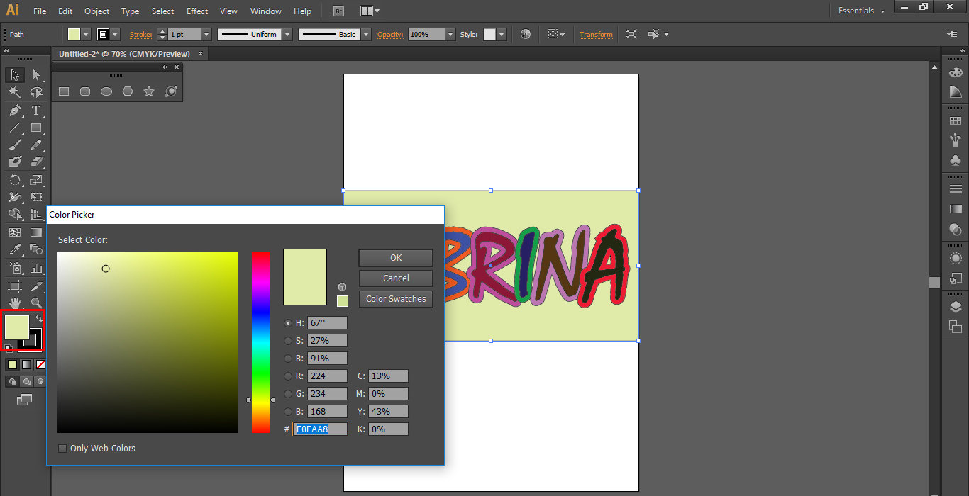 How to Styling Text with Offset Path Using Adobe Illustrator ...