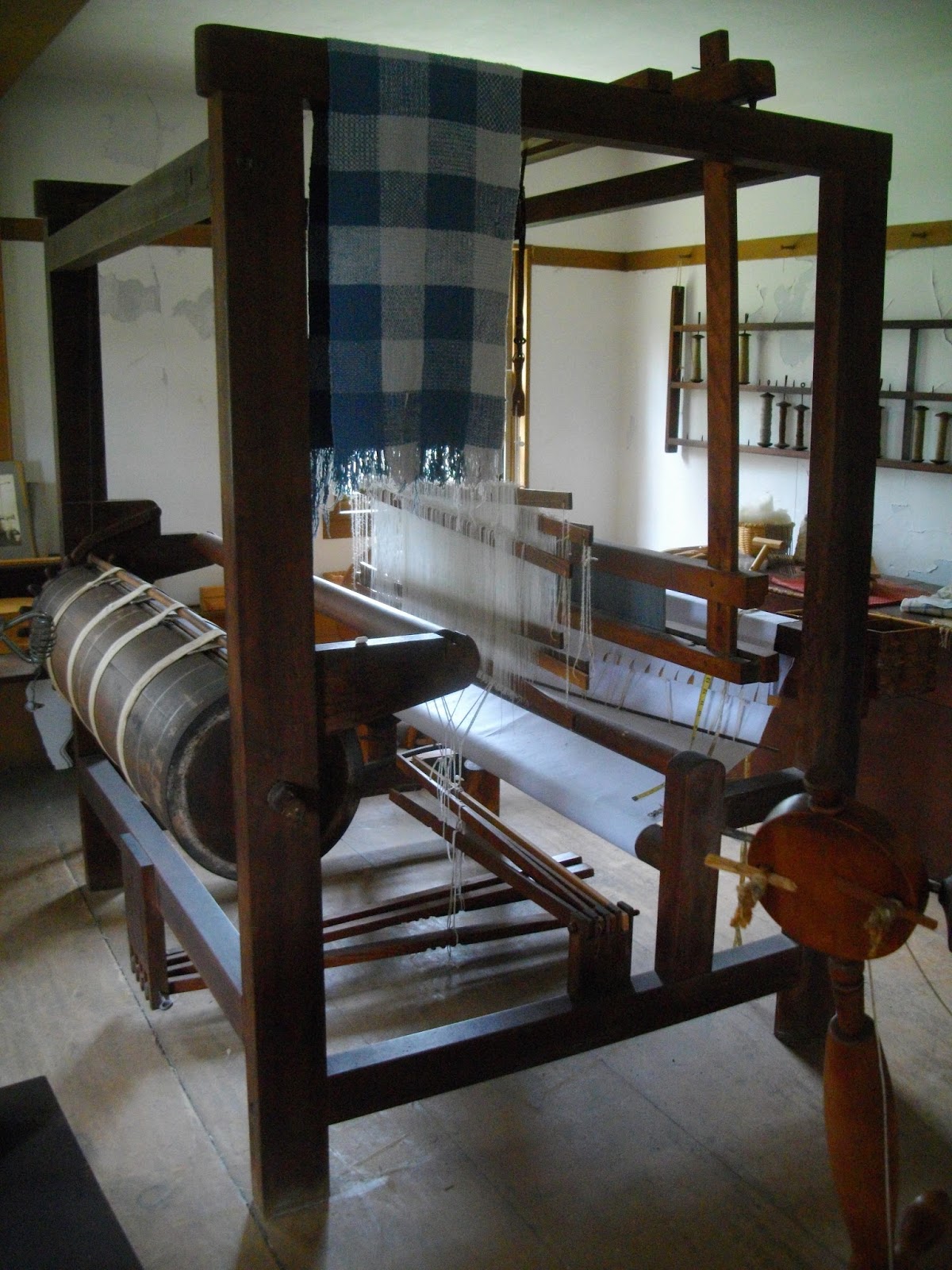 Reggie the Potter... and Tape Loom Weaver: Shaker Looms... A Visit to ...