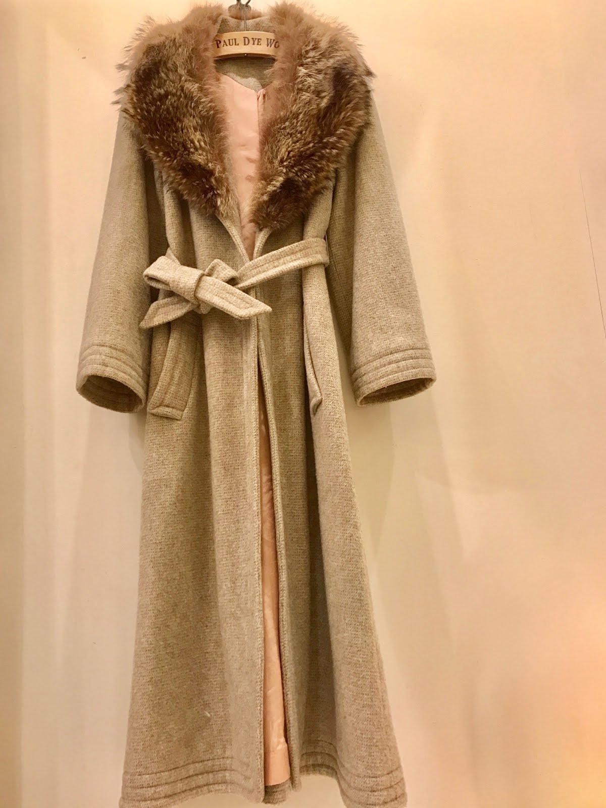 Vieux Vintage: 1970's Fur Robe Coat