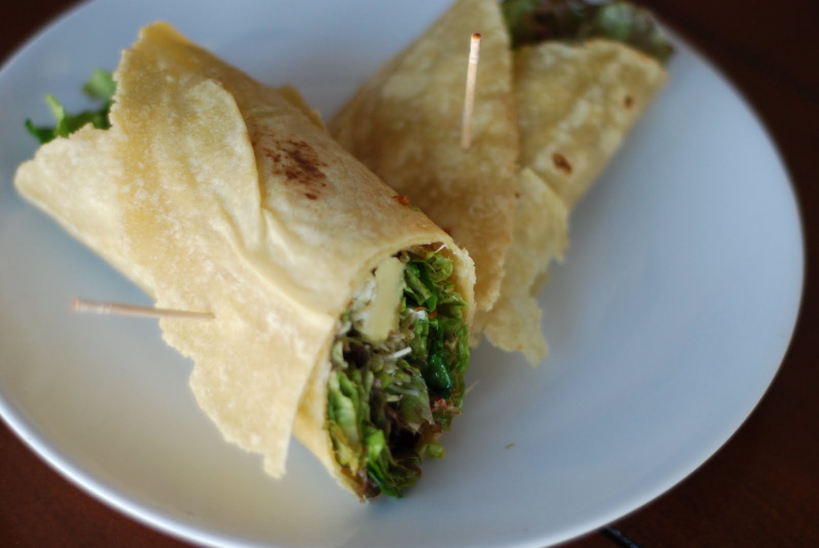 Return to the Garden: Simple Green Veggie Wrap
