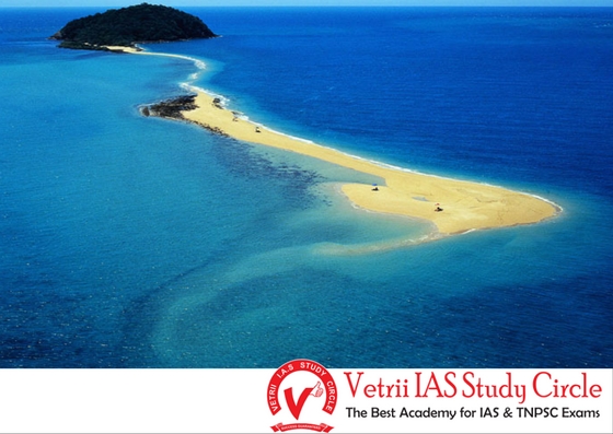 LANDFORMS CREATED BY SEA WAVES - UPSC - TNPSC General Knowledge