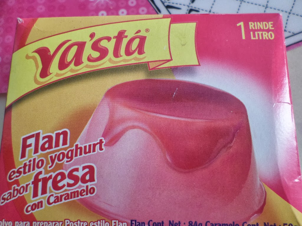 ♥ Lili Marisol♥ : Flan Rosa Sabor Fresa con Caramelo