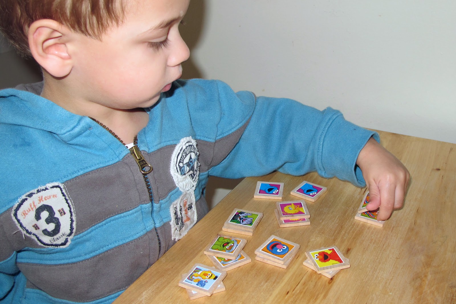 Peaceful Parenting: Homemade Matching/Memory Tile Game