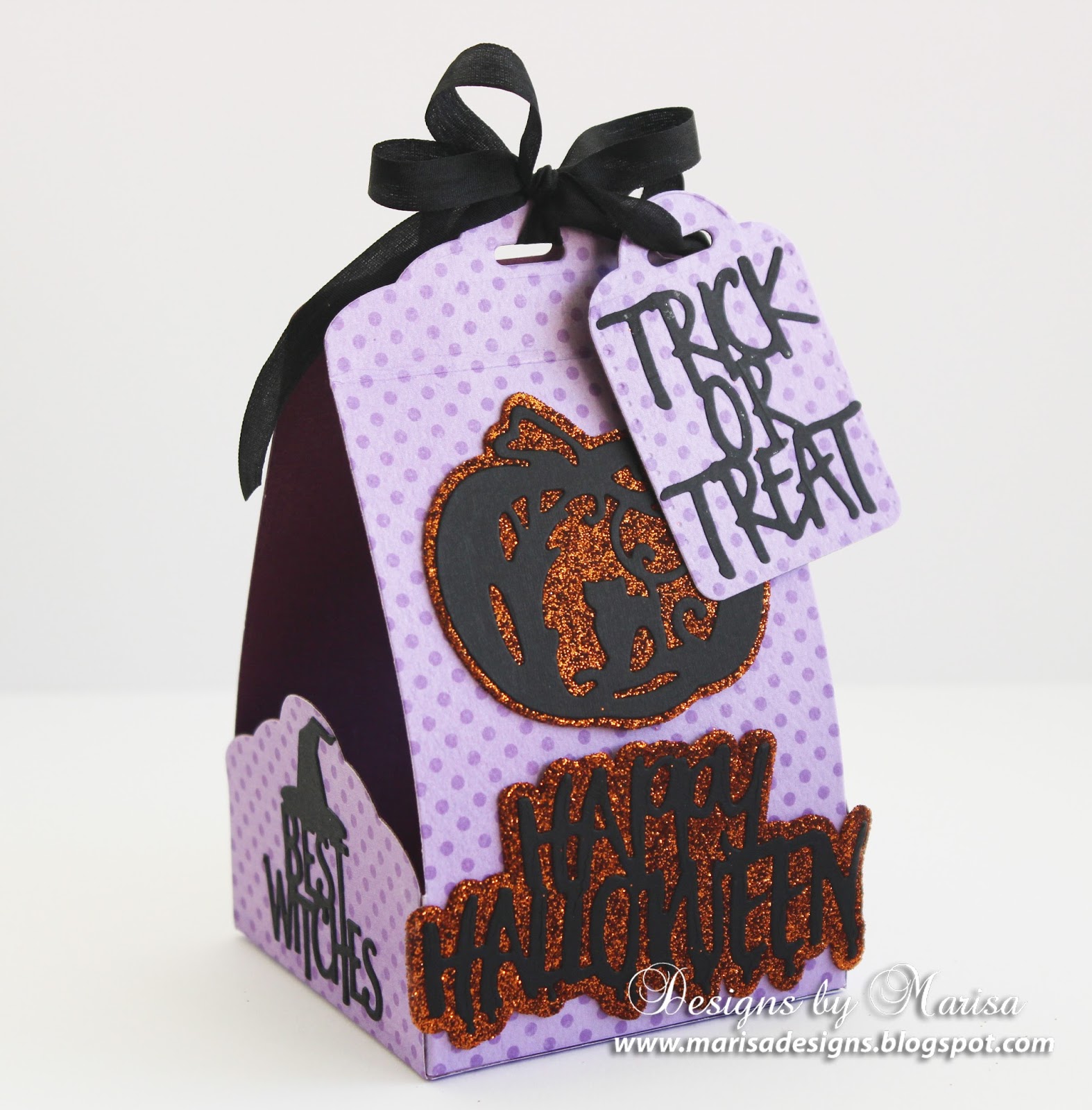 Designs by Marisa: Tonic Studios - Happy Halloween Treat Box