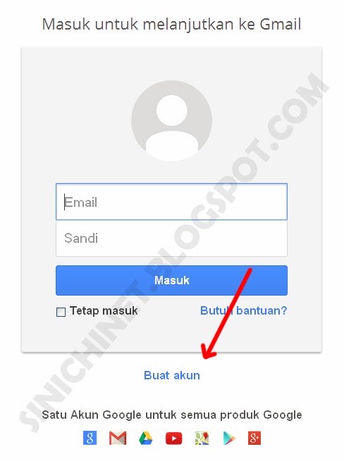 CARA MUDAH MEMBUAT AKUN EMAIL GMAIL | SINICHINET