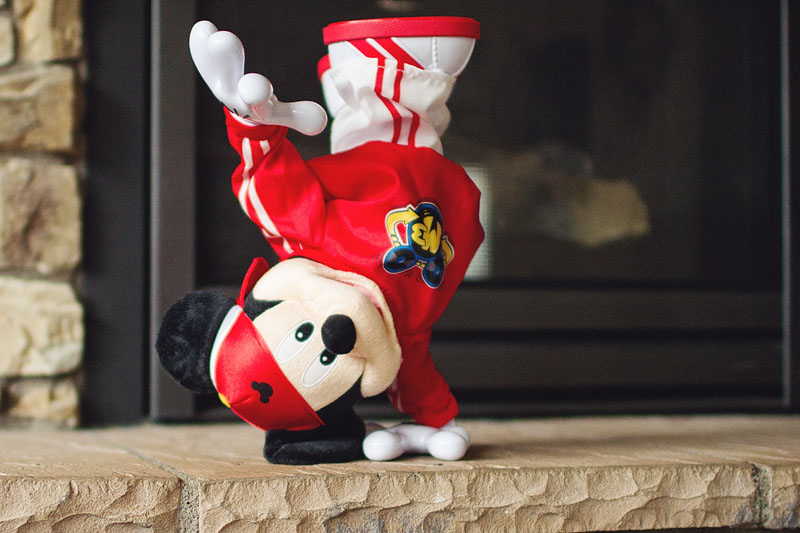 The Walder family: belly buttons, mickey mouse & magnatiles