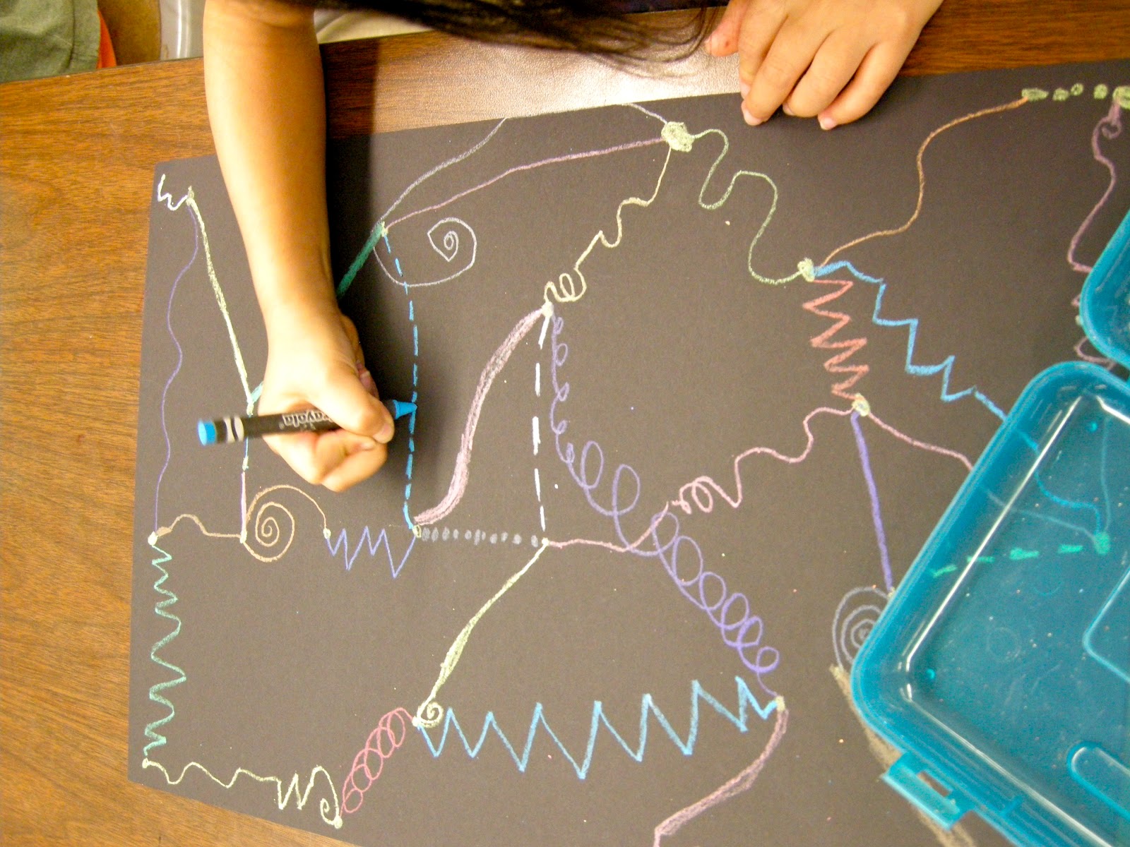 Zilker Elementary Art Class: First Grade Lines