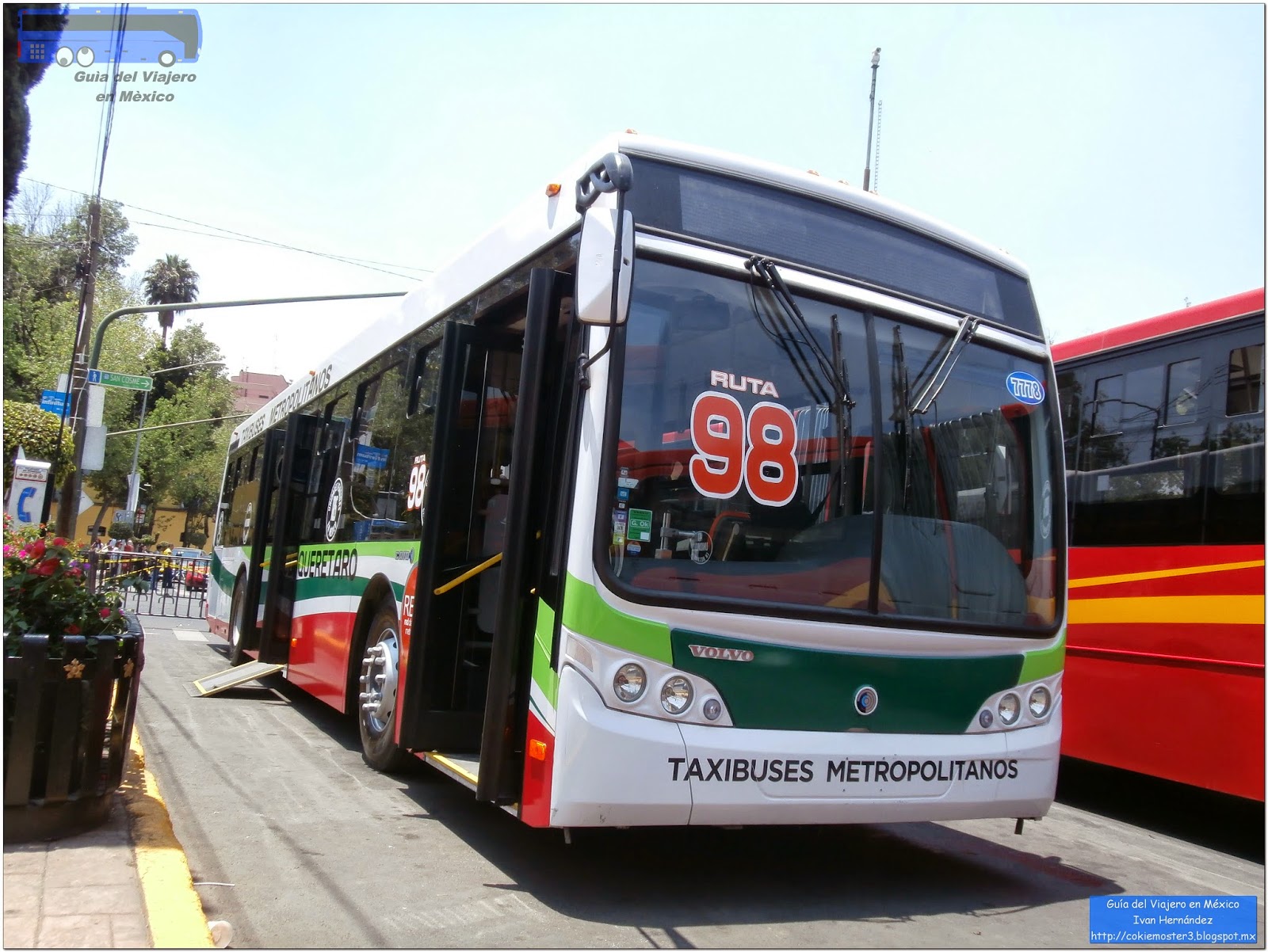 Un urbano de la ruta 98 Queretana se perdio y termino en el DF