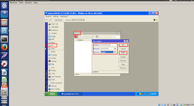JOBSHEET 4 : KONFIGURASI BRIDGE 2 BUAH ROUTER MIKROTIK - Materi TKJ