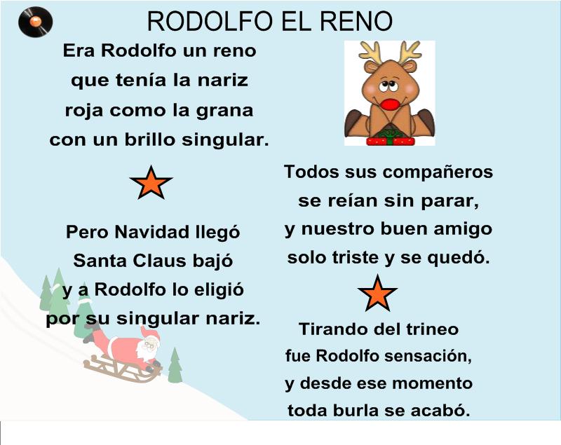 MUSIKEANDO EN EL COLE: RODOLFO EL RENO