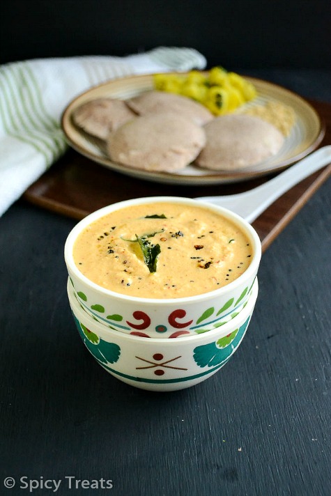 Spicy Treats: Pottukadalai Chutney / Roasted Gram Dal Chutney - Easy ...