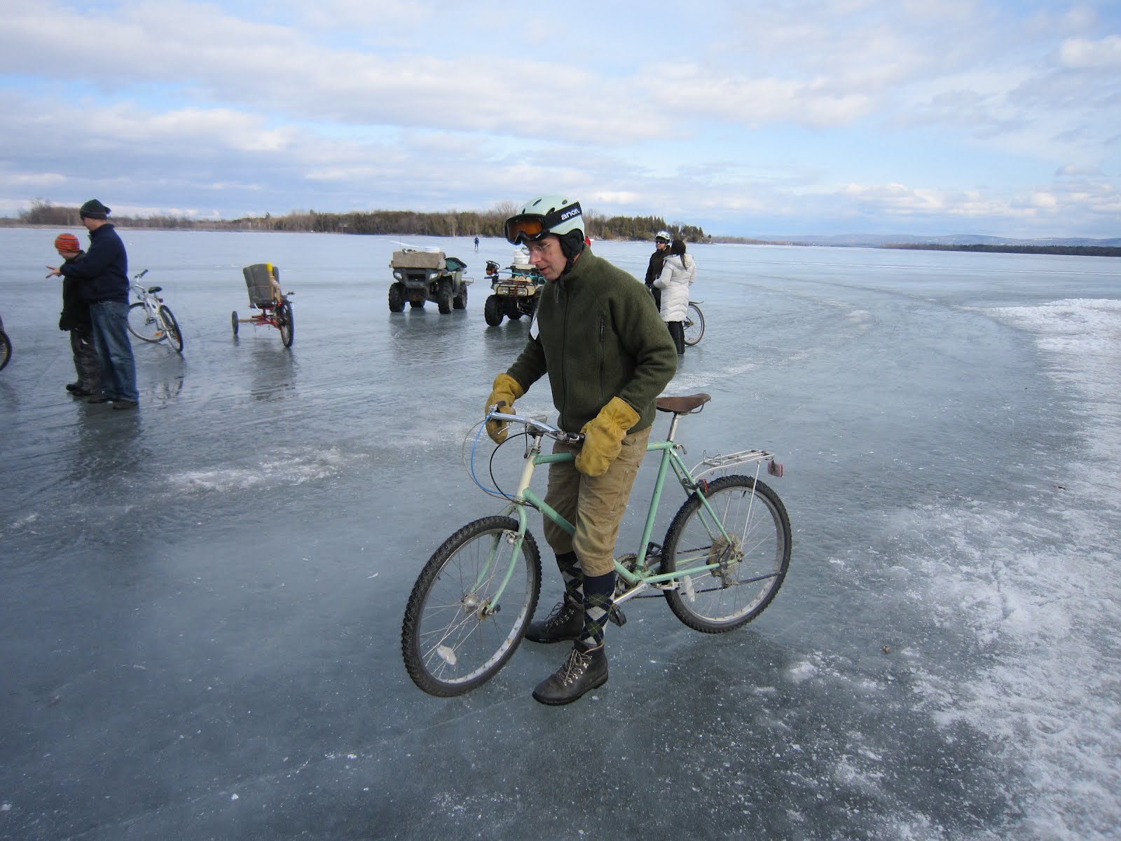 Biking on Ice