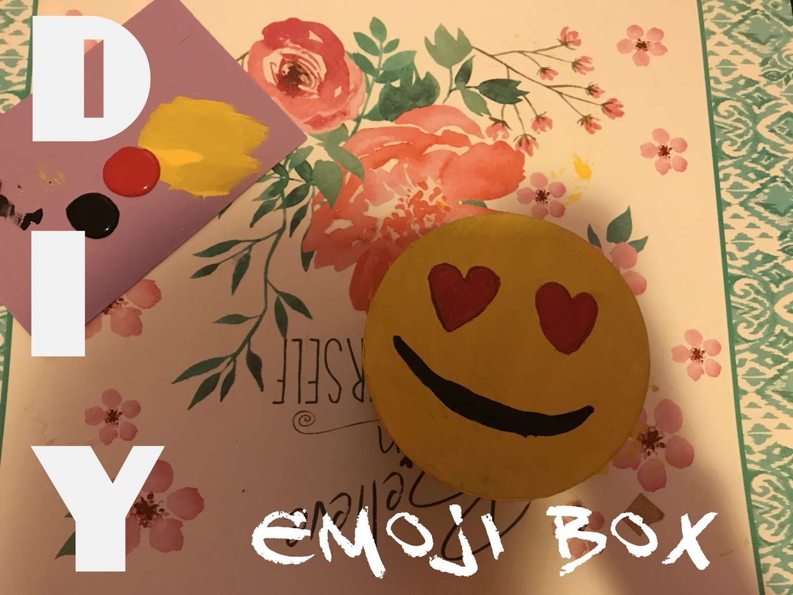 DIY How to Make an Emoji Box