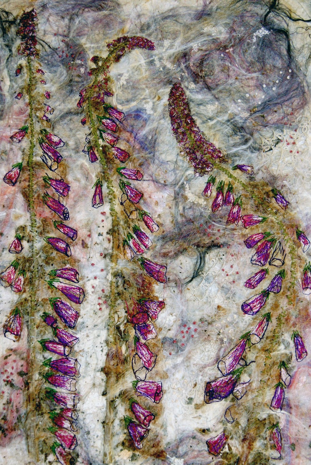 Lindisfarne Gospels 1000 Creations: Wendy Stanger Textile Artist