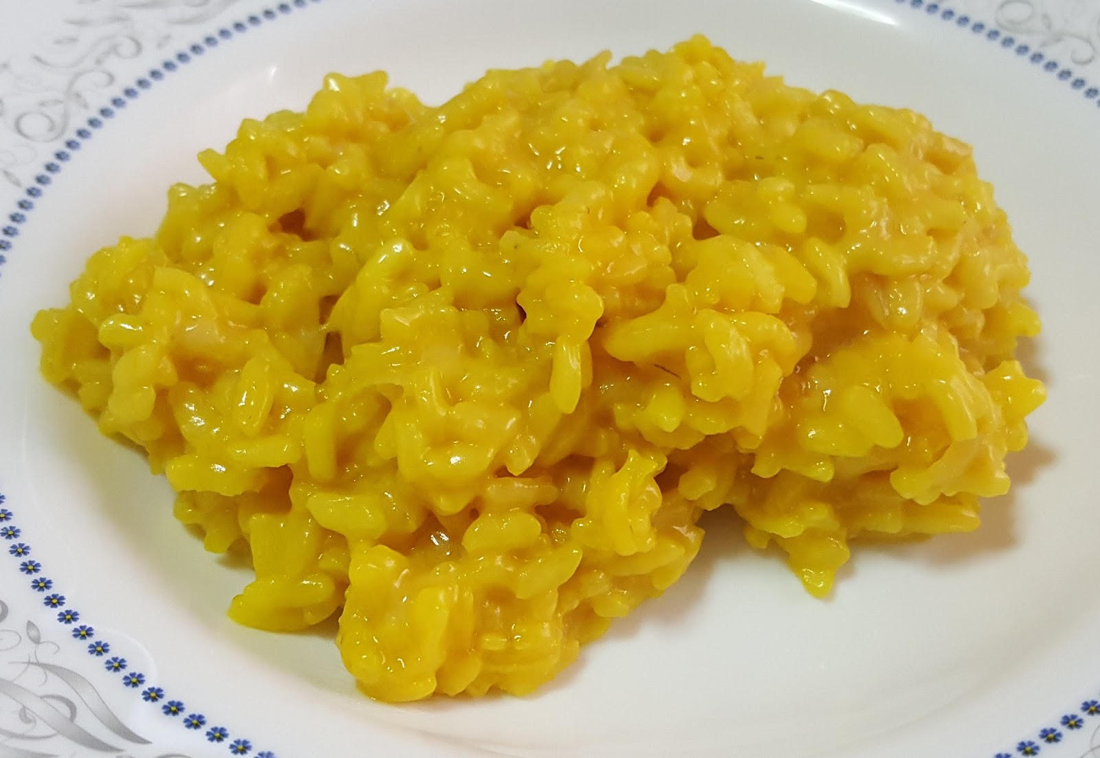 Really Italian Pasta : RISOTTO ALLA MILANESE / RICE WITH SAFFRON
