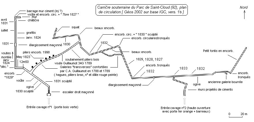 Plans et photos des souterrains de Paris - Le savoir perdu des anciens