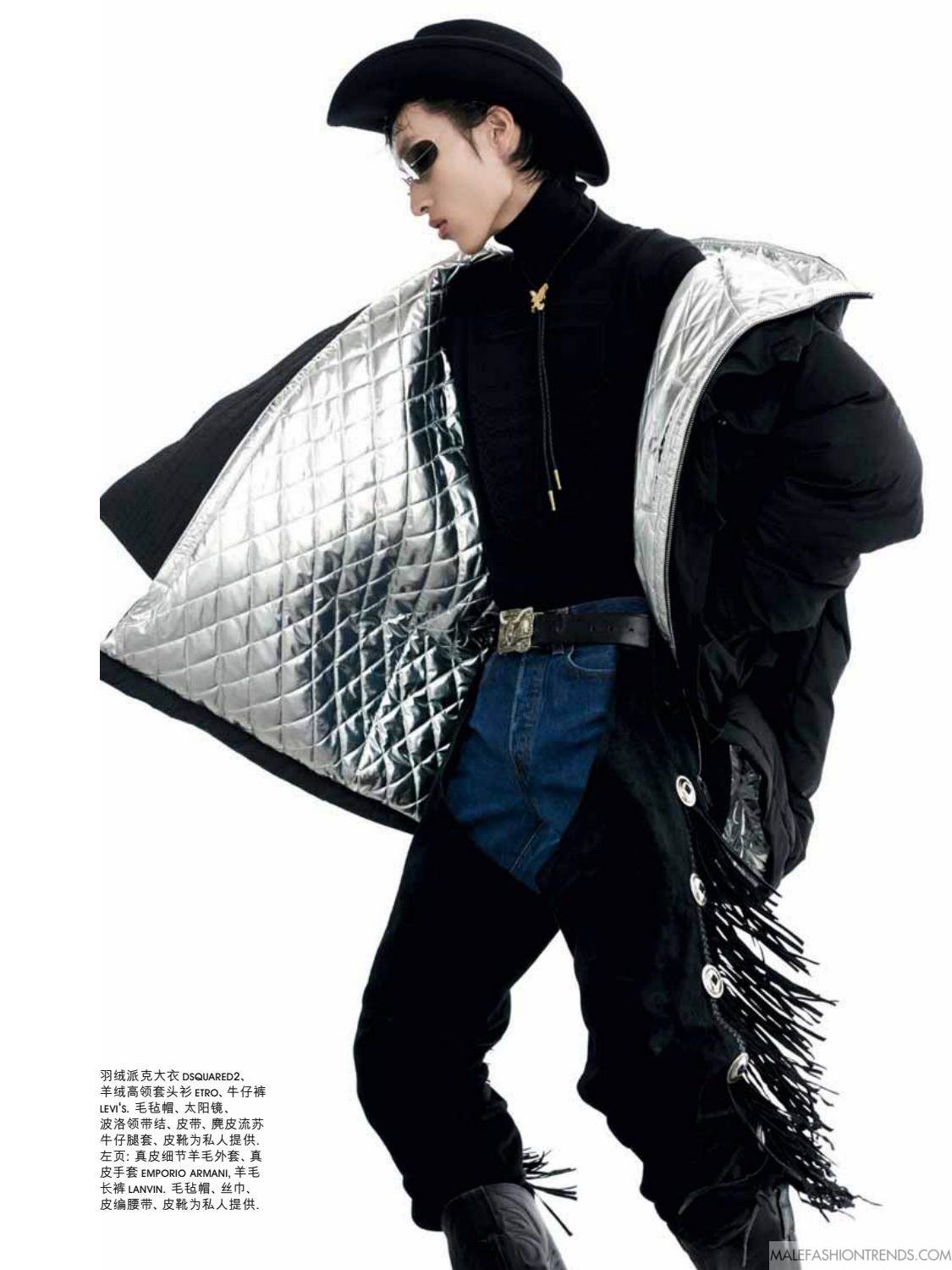 Hao Liu para SKP Magazine Fall 2016 por Horst Diekgerdes