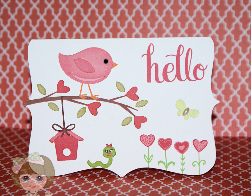 Hello/Lucky Friend Card