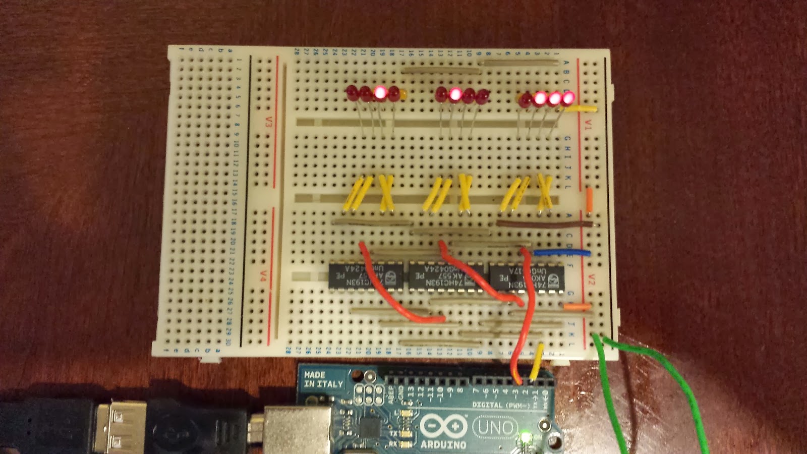 Dave's Z80 Journey: 42. Working with the 74193 - 4 bit binary up/down ...