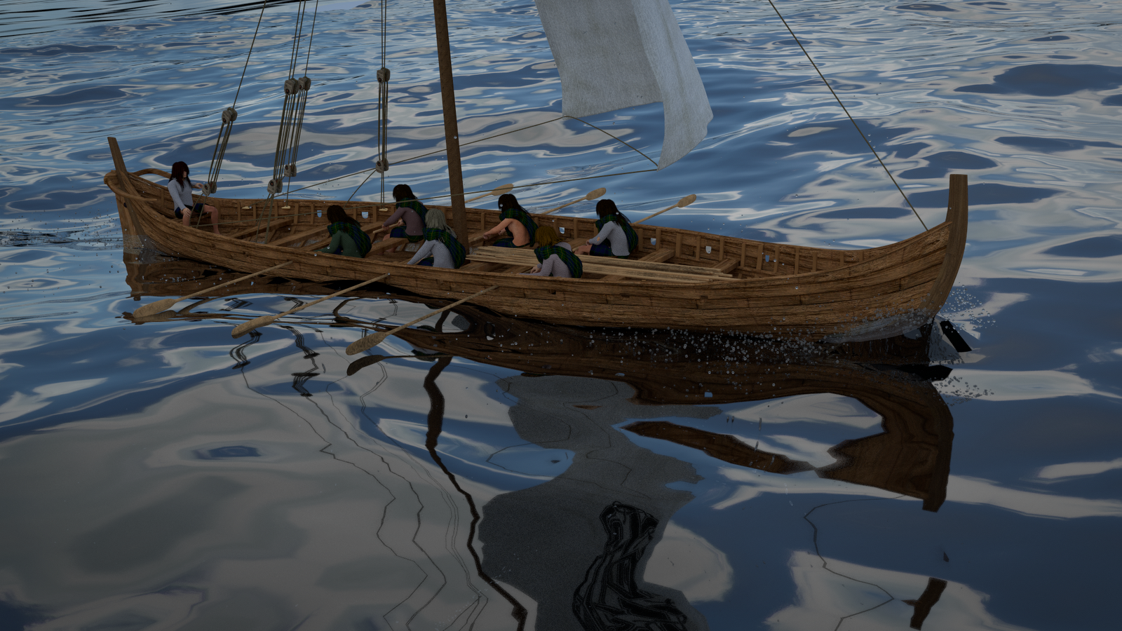 Wee Shuftie 3D Art: Birlinn