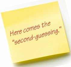 living with RA: Second Guessing