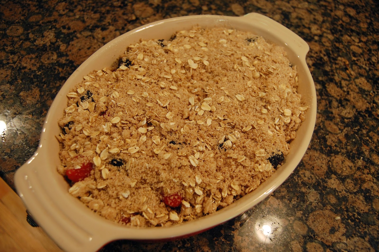 A Peek into the Pantry: Kaya's Berry Crisp