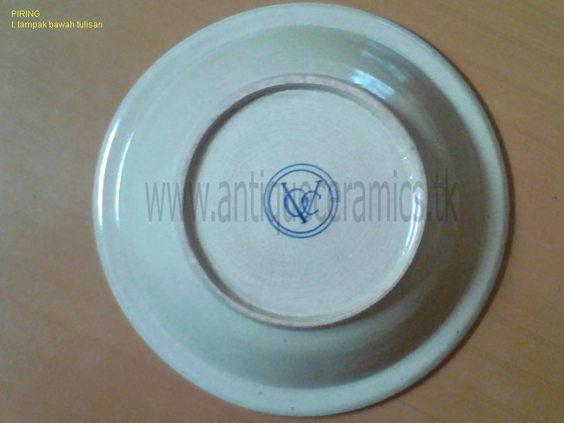 ANTIQUE CERAMICS: Dutch VOC (Netherlands) ceramics plate & jar