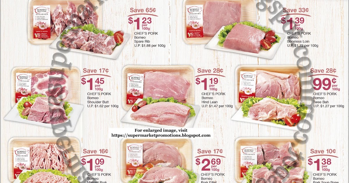 NTUC FairPrice Pork Promotion 13 - 26 March 2019 ~ Supermarket Promotions
