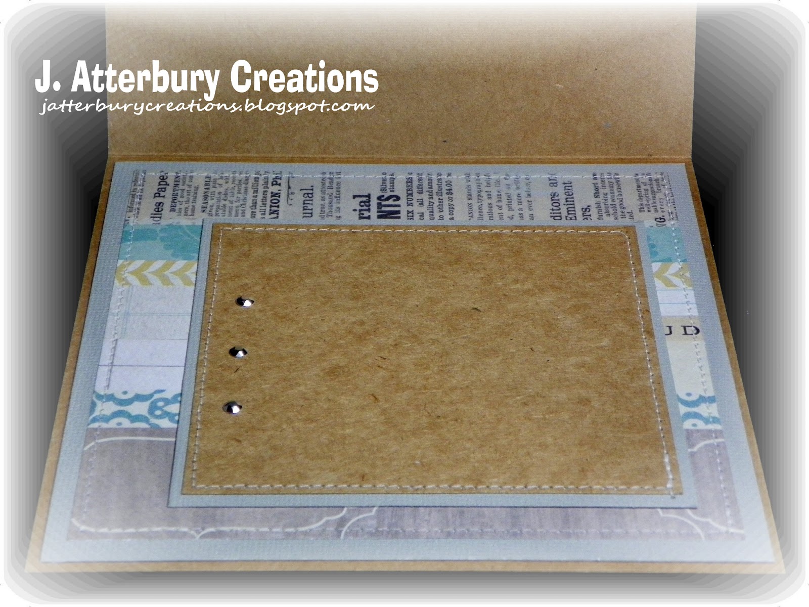 J. ATTERBURY CREATIONS: When You're Making a Memory Card---Time for ...