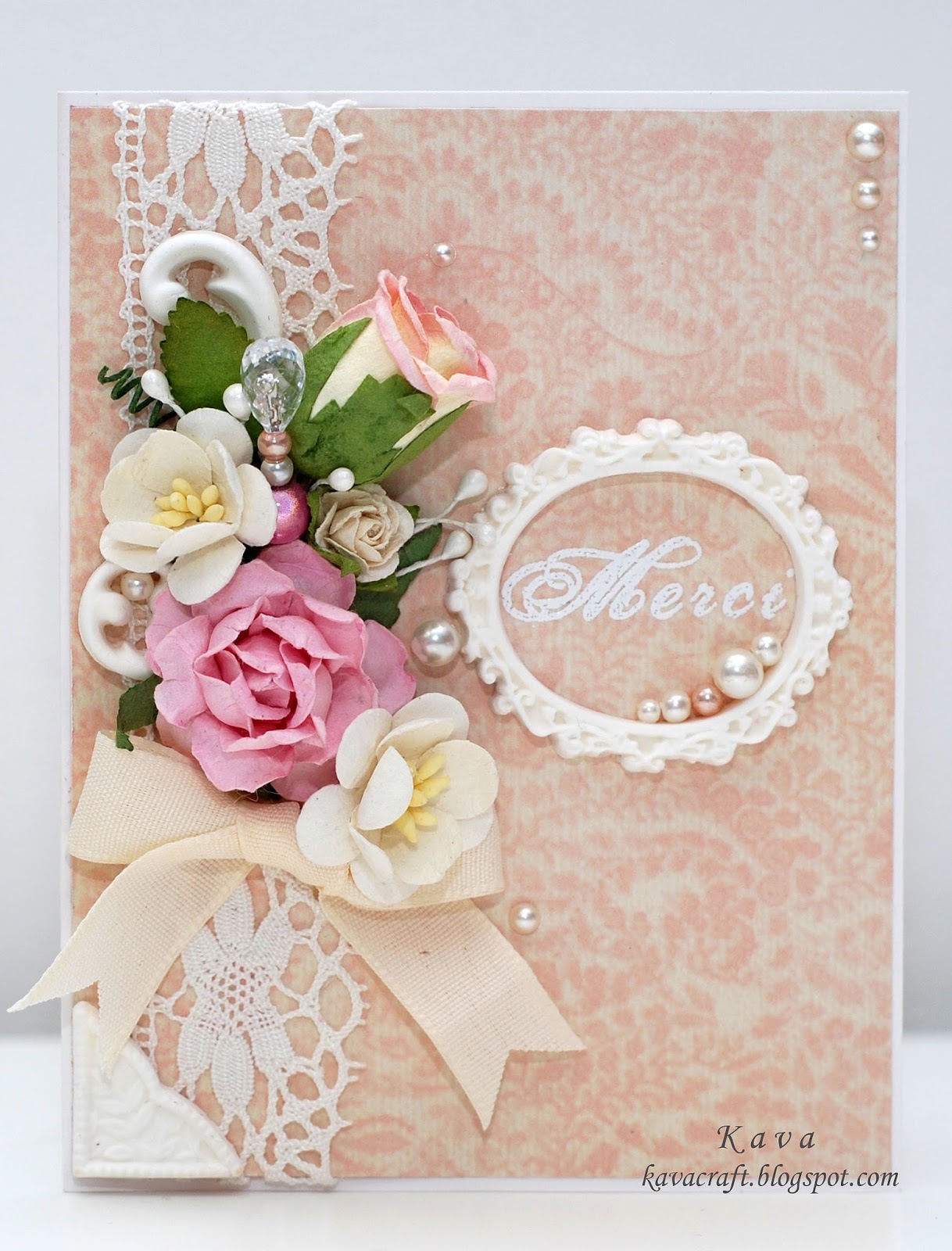 KAVA Craft: "Merci" Card