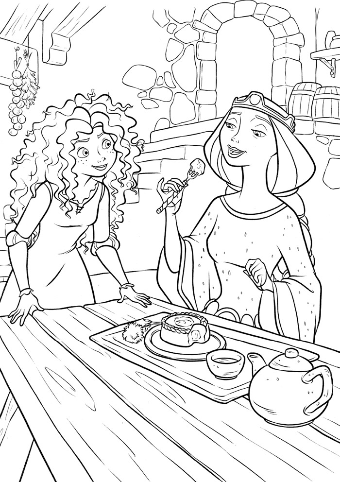 Brave coloring pages | Coloring Draw