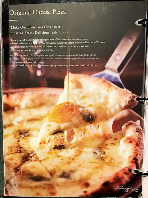 Pizza 4P's Menu @ Ho Chi Minh - FENNYSHARING