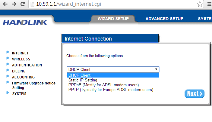 roner的資訊隨手筆記: Handlink WG-500P HotSpot無線路由器設定