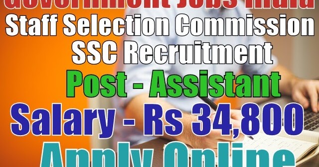 Staff Selection Commission SSC Recruitment 2017 Western Region ...