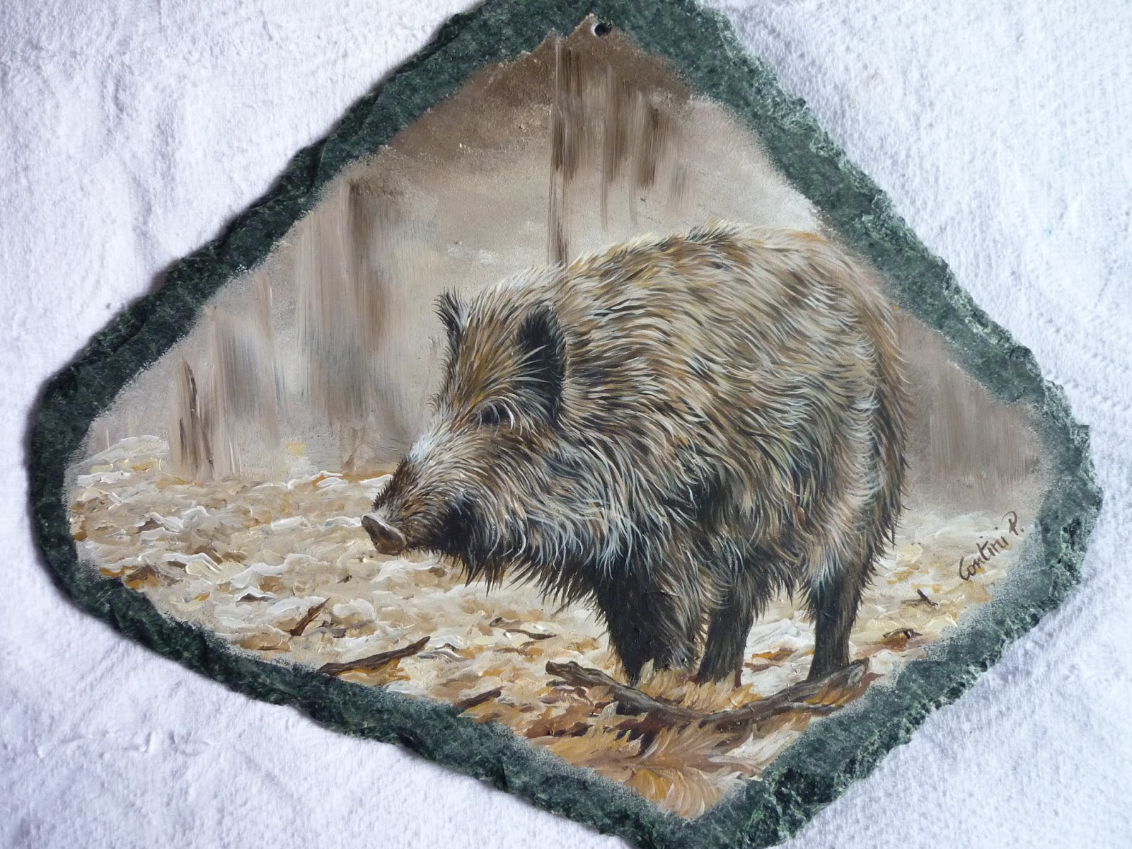 Ritrattista di animali: RITRATTO CINGHIALE