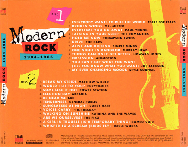 The Hideaway: Time-Life's MODERN ROCK series (1999-2002) Part 1