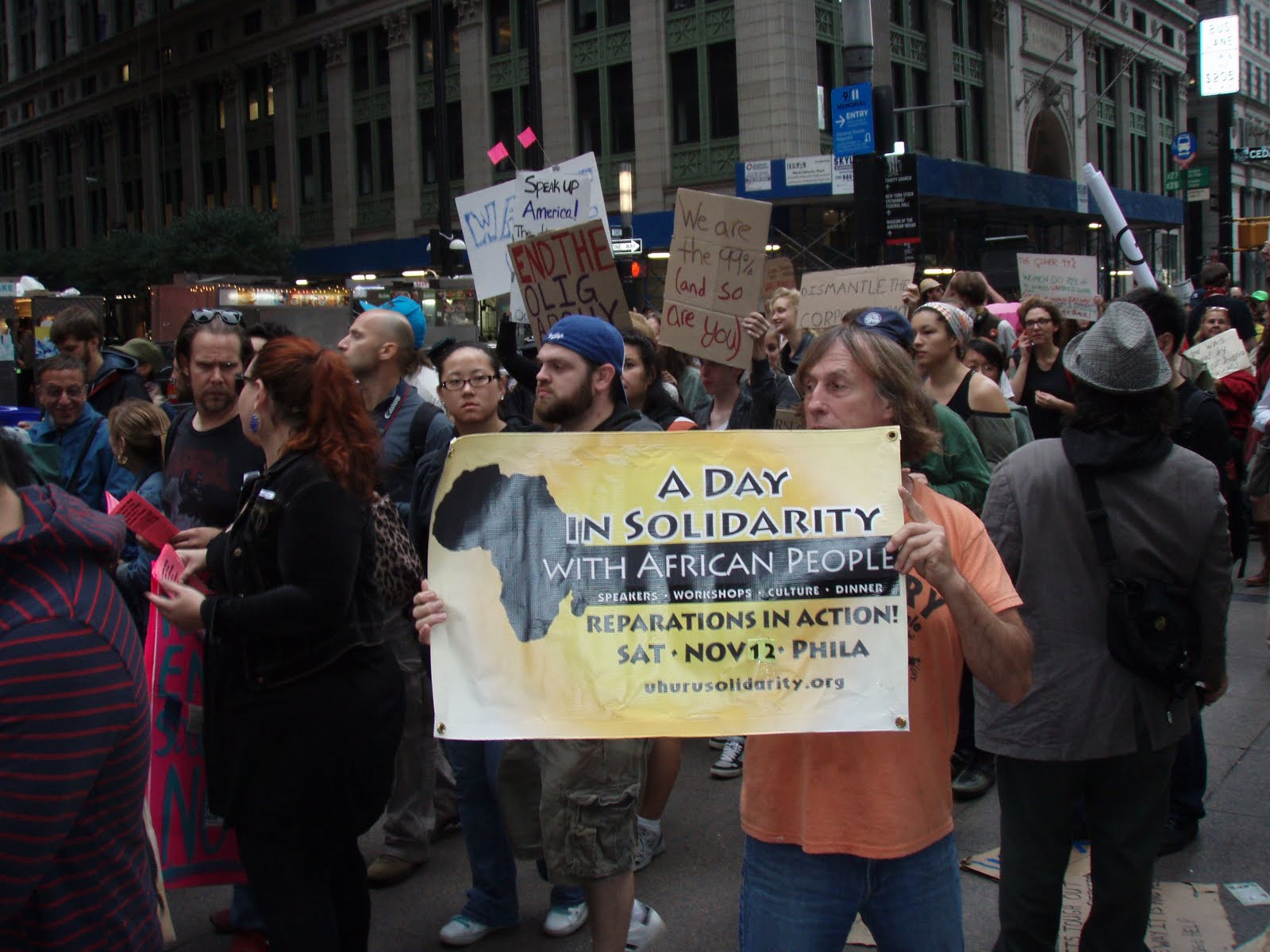 Uhuru Solidarity Movement: PHOTOS: Uhuru Solidarity organizers at Wall ...