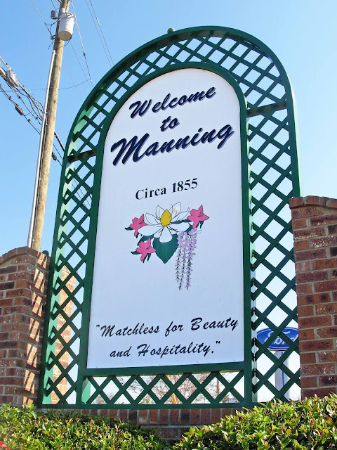 Geographically Yours Welcome: Manning, South Carolina